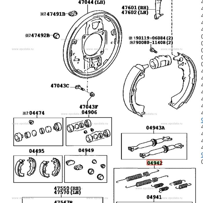 Jual SPRING TROMOL REM BELAKANG SET INNOVA 2004-2014 - Jakarta Utara ...