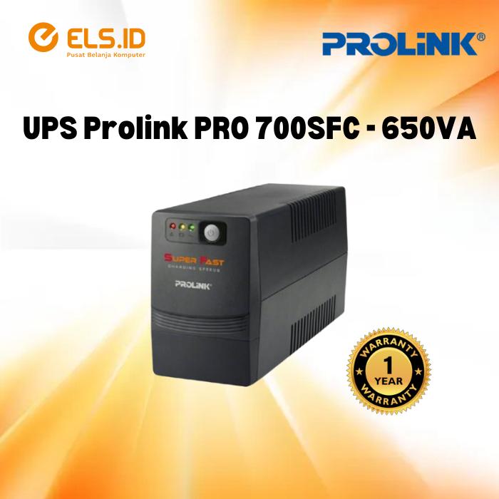 Promo UPS Prolink PRO 700SFC - 650VA (1 th) w/ AVR Cicil 0% 3x - Kota ...