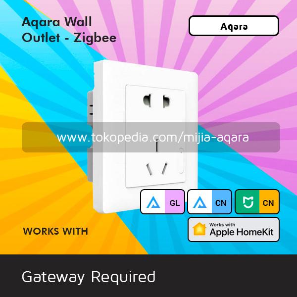 Jual Aqara Wall Socket Smart Colokan Listrik - Zigbee - Kota Semarang - Mijia Aqara | Tokopedia