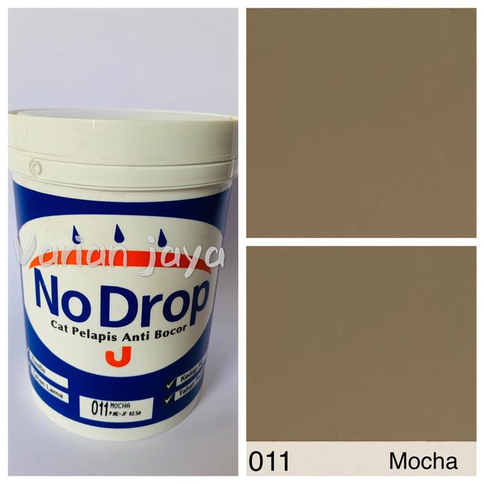 Jual Cat Tembok No Drop Anti Bocor Waterproof 1kg Nodrop Coklat Mocha ...