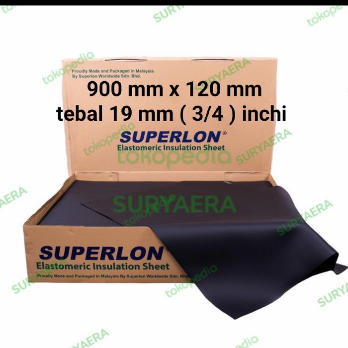 Jual SUPERLON LEMBARAN 90CM X 120CM X 3/4 TEBAL SUPERLON SHEET INSULASI ...