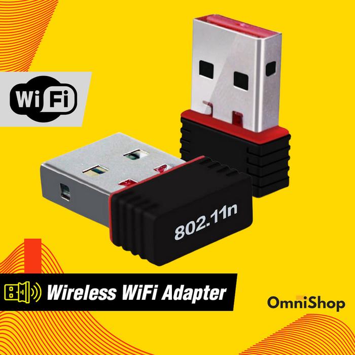 Jual Dongle Wifi Adapter Donggle Wifi Mini Receiver Donggel USB PC ...