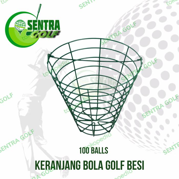 Jual keranjang bola golf besi - wadah bola golf - tempat bola golf besi ...