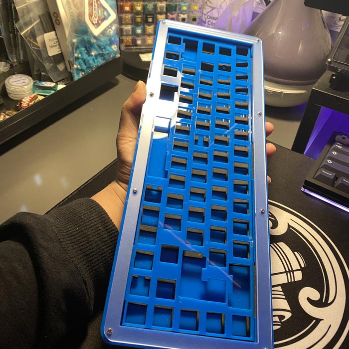 Jual case keyboard acrylic gasket mount DZ65 blue - Kab. Bogor ...