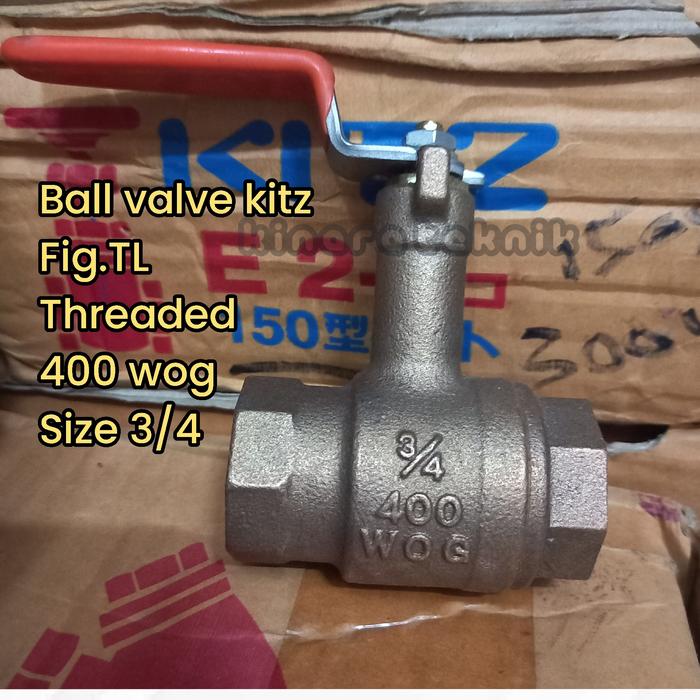 Jual Ball valve kitz long neck 3/4 original japan - Jakarta Pusat ...
