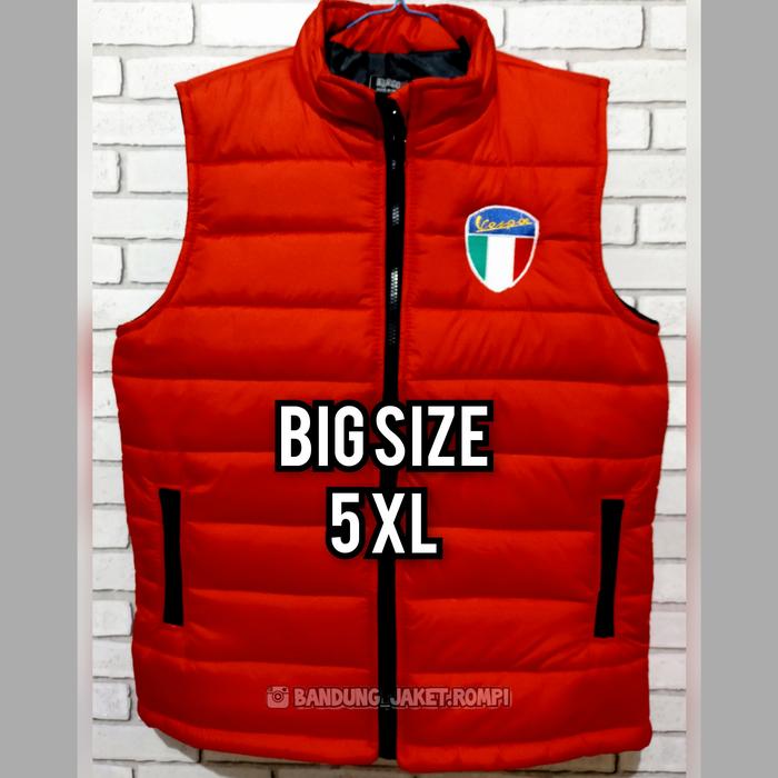 Jual ROMPI VEST PARASUT TEBAL (BIG SIZE) 5XL LOGO VESPA - PRE ORDER ...