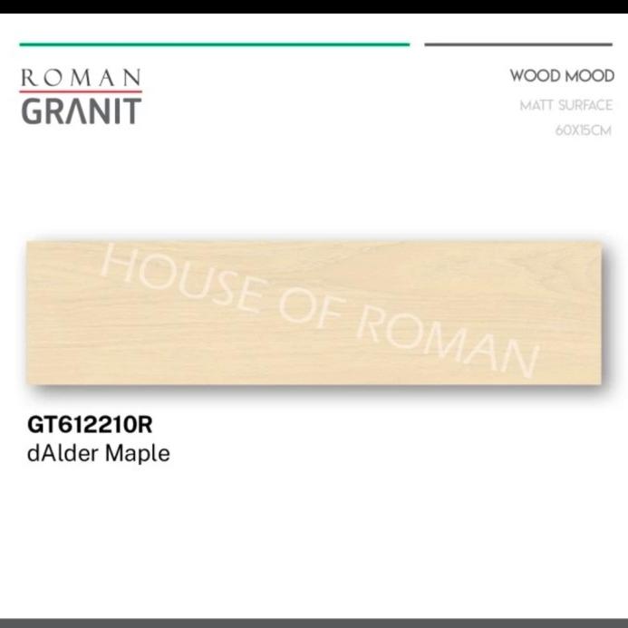 Jual Roman Granit Lantai/Dinding Motif Kayu (dAlder Maple 15x60 ...