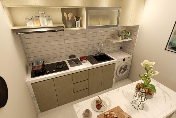 Jual kitchen set,kitchen island dan meja makan dalam 1 lokasi - Kota ...