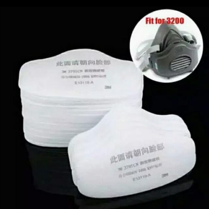 Jual Refill Filter 3M 3701CN KN95 Untuk Masker Respirator 3200 ...