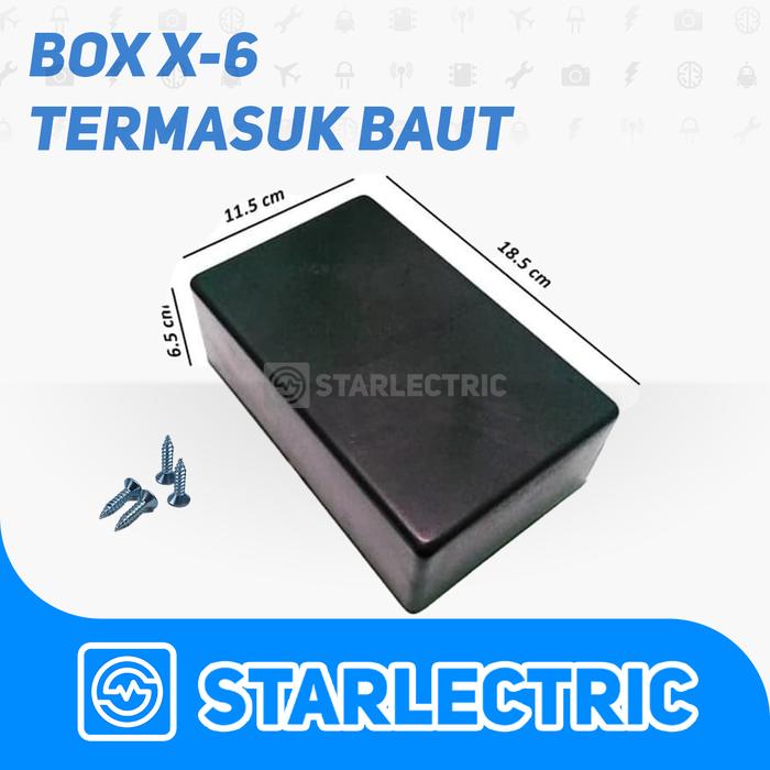 Jual Box Hitam X6 Kotak Plastik Casing Komponen X-6 - Jakarta Barat ...