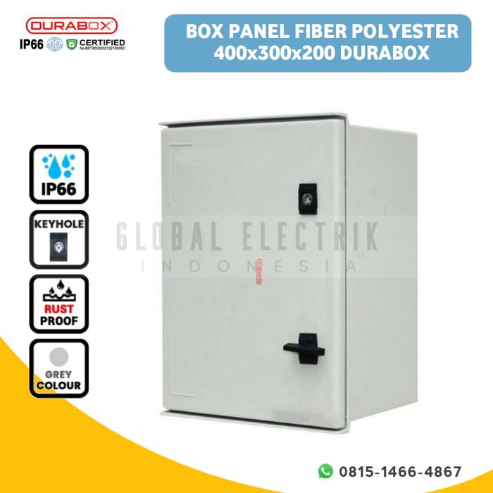 Jual Box Panel Polyester Metal 400x300x200 mm Water Resistant IP65 ...