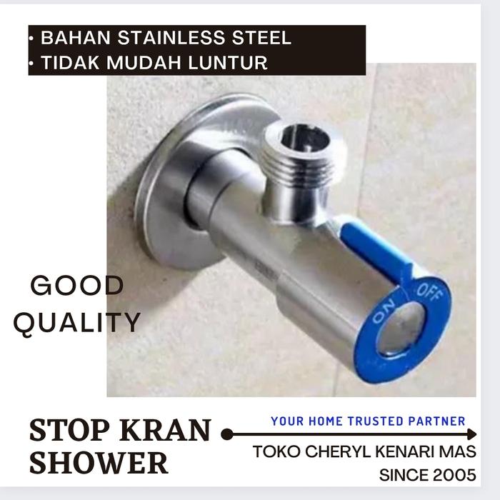Jual STOP KRAN CABANG JET WASHER TOILET SHOWER CEBOK MESIN CUCI BLACK ...