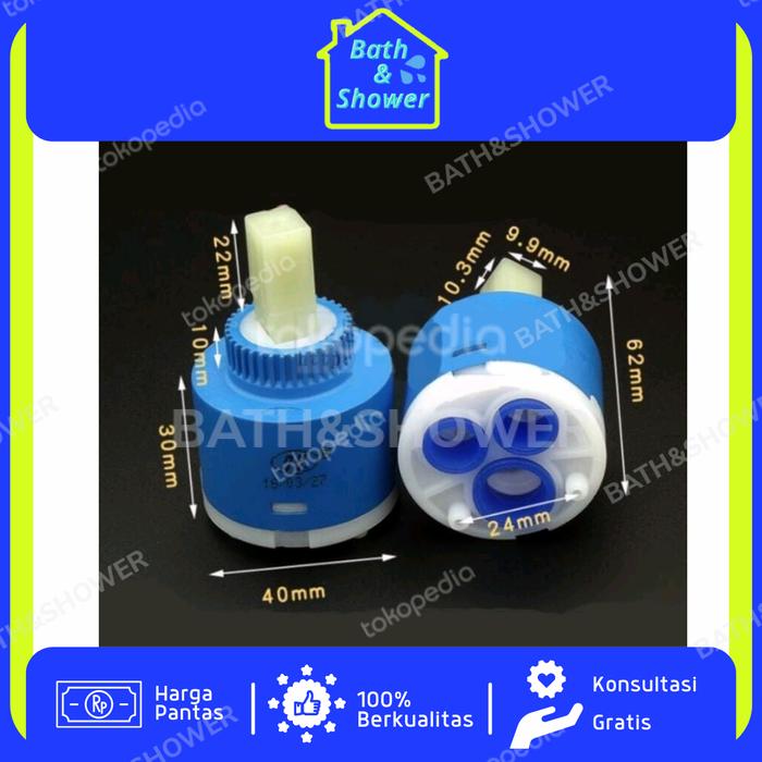 Jual Jantung Kran Air Panas Dingin Sparepart kran Bath tub toto ina ...