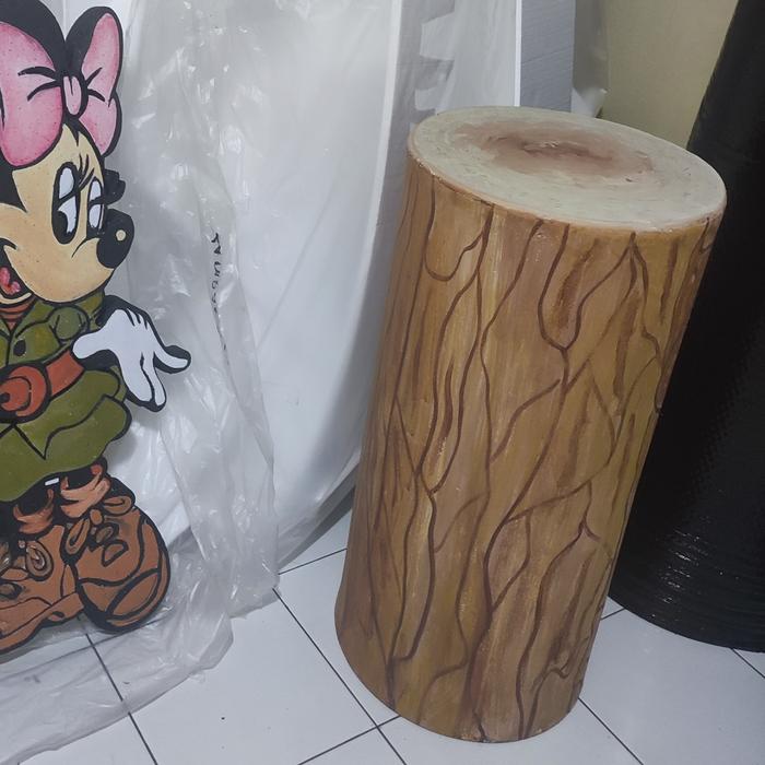 Jual meja tabung styrofoam motif kayu - Jakarta Barat - Cutting ...