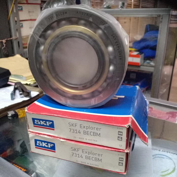 Jual SINGLEROW ANGULAR CONTACT BALL BEARING 7314 BECBM SKF - Jakarta ...