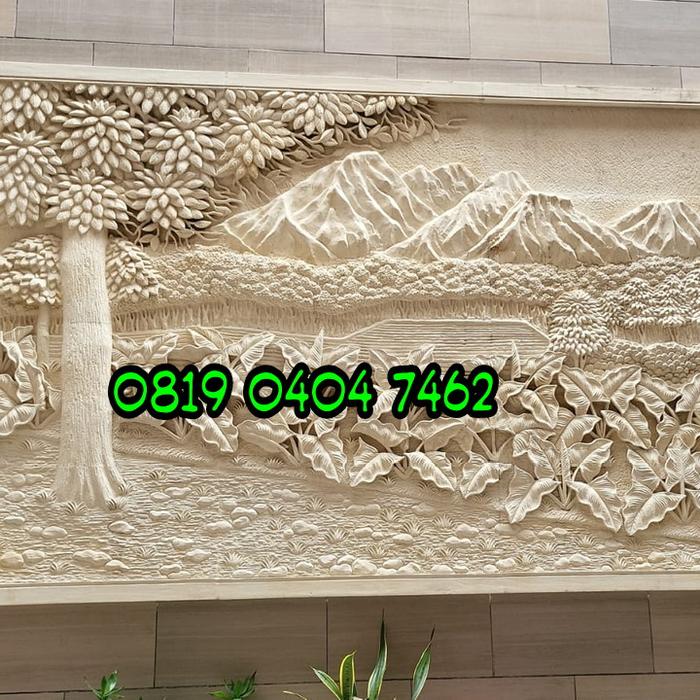 Jual relief pemandangan,relief gunung,relief hiasan dinding,batu alam ...
