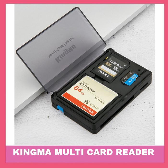 Jual KINGMA Multi Card Reader USB 3.0 SD CF TF 90MB/S (Dilengkapi 3 Slot) - Kota Bandung ...