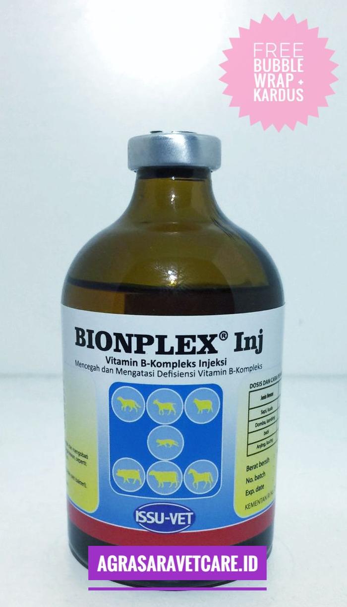 Jual BIONPLEX INJ. 100 ML- B COMPLEX HEWAN SEPERTI B SANPLEX PRO B PLEX ...