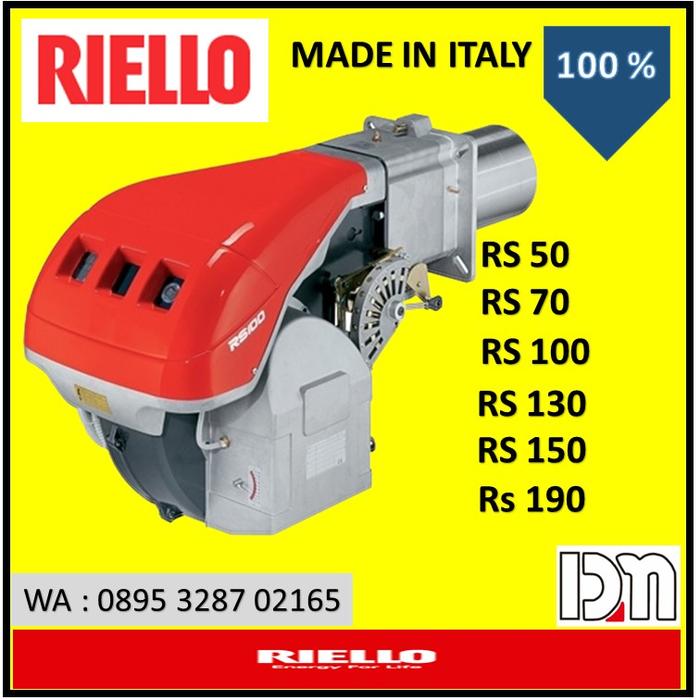Jual GAS BURNER RIELLO TYPE RS50 - RS190 ORIGINAL ITALY - Kab ...