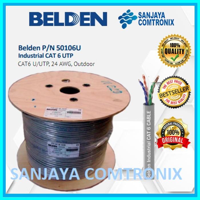 Jual Belden 50106U Industrial Cable UTP Cat6 / Cat-6 24AWG Outdoor ...