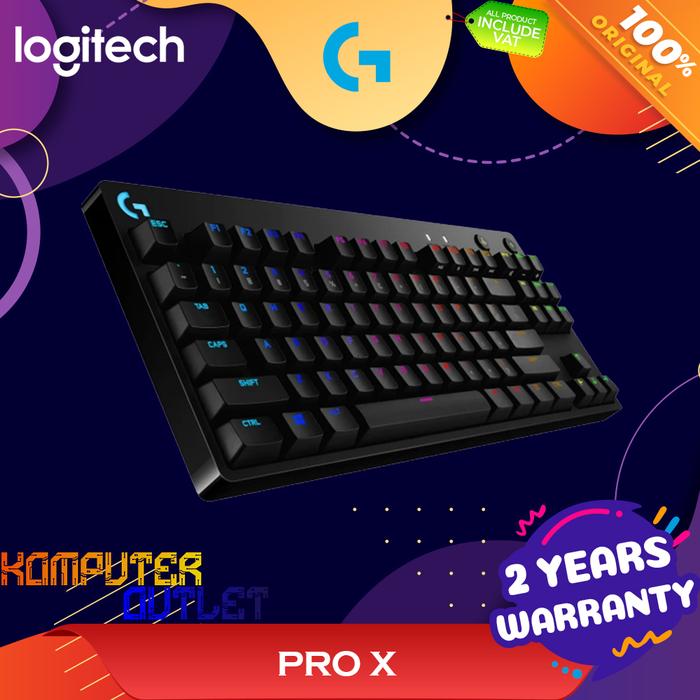 Jual LOGITECH PRO X MECHANICAL TKL GAMING KEYBOARD - TKL / 65% KEYBOARD ...
