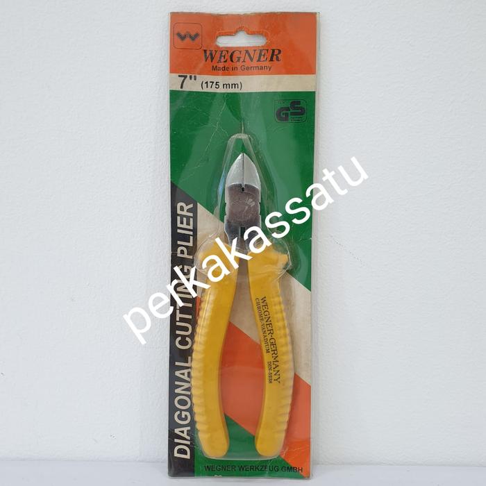 Jual TANG POTONG 7 INCI INCH 7" WEGNER GERMANY DIAGONAL CUTTING PLIER ...