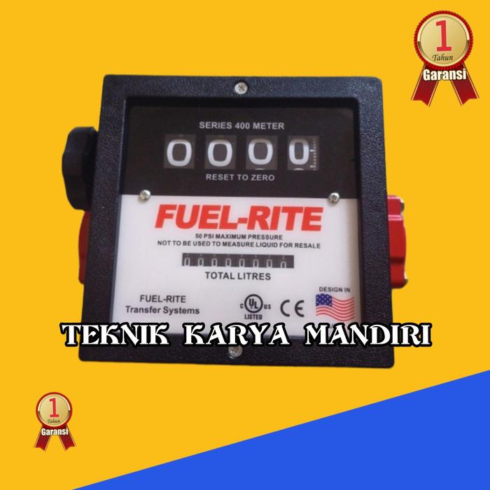 Jual FLOW METER FUEL RITE 1 1/2" INCH DN 40 MM / FUEL RITE SIZE 1.5 ...