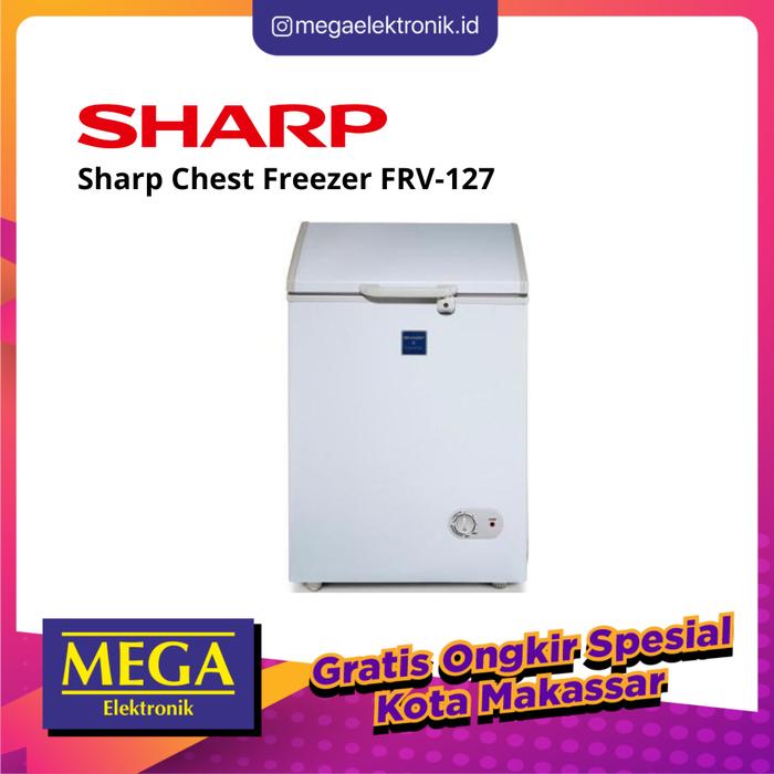 Jual Kulkas Freezer Box Sharp | Sharp Chest Freezer FRV-127 ( 127 Liter ...