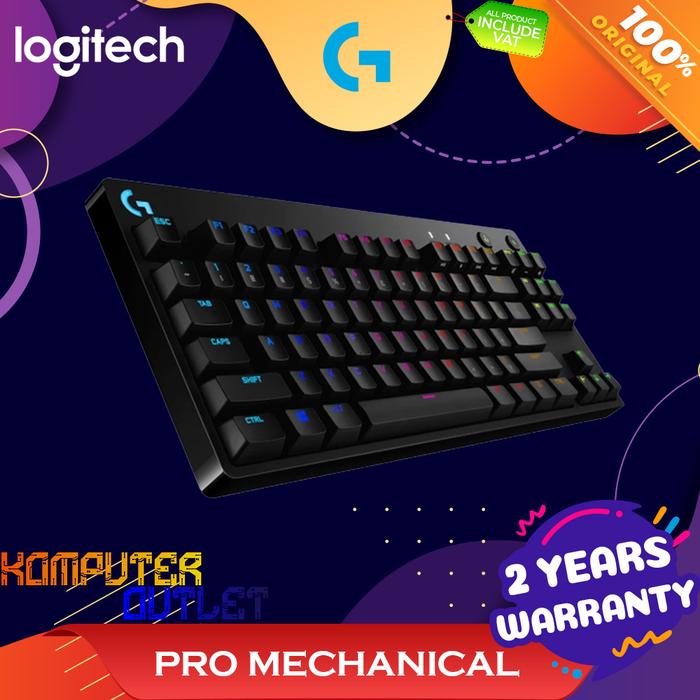 Jual LOGITECH PRO MECHANICAL TKL GAMING KEYBOARD - TKL / 65% (CLICKY ...