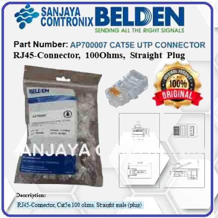 Jual BELDEN AP700007 Konektor RJ45 Connector RJ45 Cat. 5E - Jakarta ...