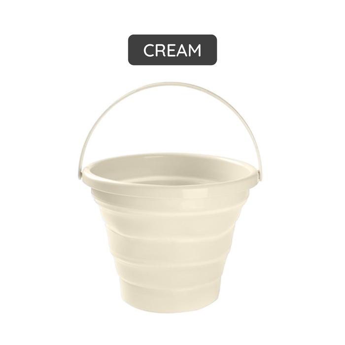 Promo Tomoji Ember Lipat Bulat - Foldable Bucket - Warna Aesthetic ...
