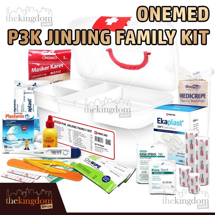 Jual Onemed P3K Jinjing Family Kit Kotak Plastik Box Paket First Aid ...