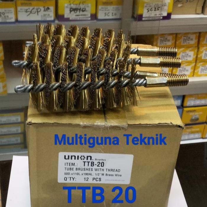 Jual sikat pipa kawat asli kuningan/tube TTB 20 / 2 inch 50mm x 1/2M Union - Jakarta Barat ...