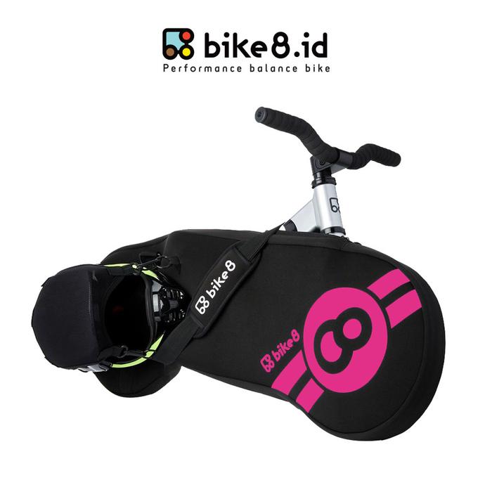 Jual BIKE8 Balance Push Bike Carrier Cover Bag - Tas Sepeda - PINK ...