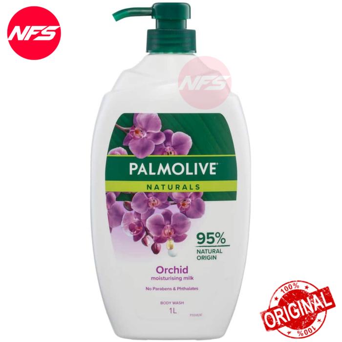 Jual PALMOLIVE Naturals Body Wash 1 L-Cherry Blossom/Milk&Honey/Orchid ...