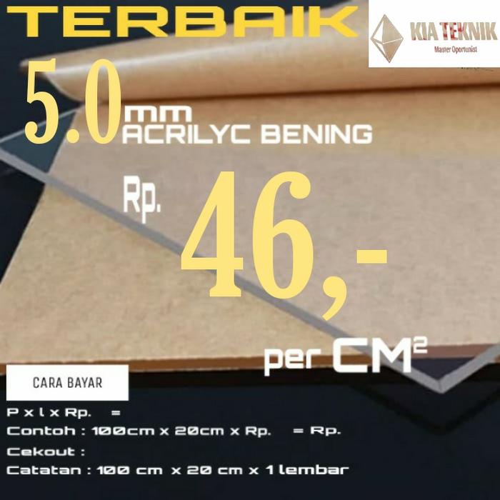 Jual Akrilik Lembaran 5mm Bening Custom Potongan Acrylic - Kota Bogor - Kia Tehnik Akrilik ...