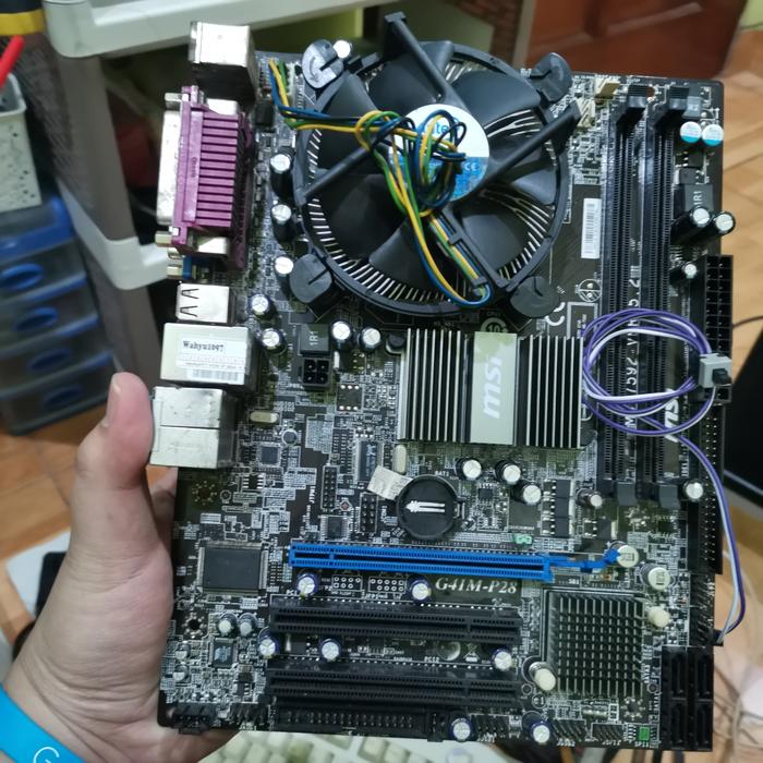 Jual Motherboard MSI G41M LGA 775 DDR3 dan Intel Pentium E5700 ...
