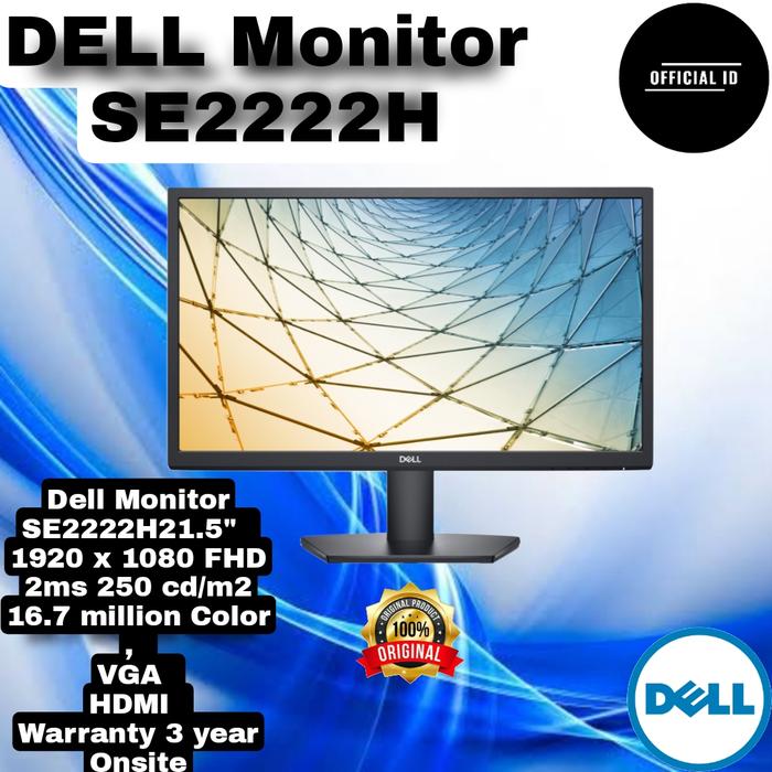 Jual DELL MONITOR SE2222H - Jakarta Pusat - Official ID | Tokopedia
