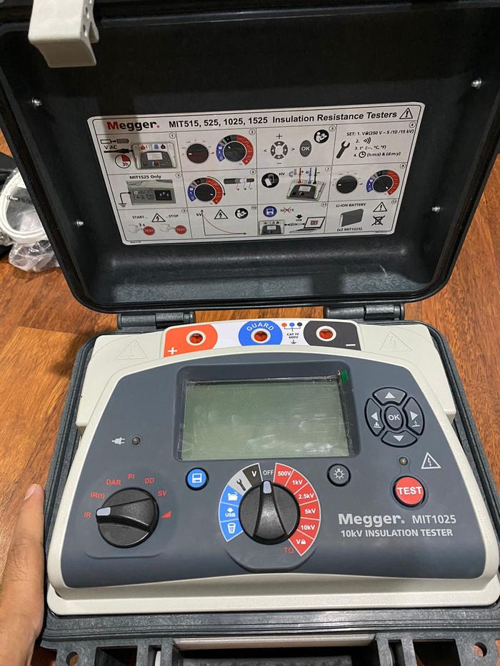 Jual MEGGER MIT 1025 10 KV DIAGNOSTIC INSULATION RESISTANCE TESTER ...