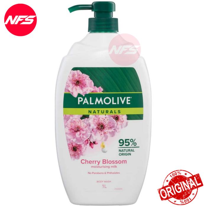 Jual PALMOLIVE Naturals Body Wash 1 L-Cherry Blossom/Milk&Honey/Orchid ...