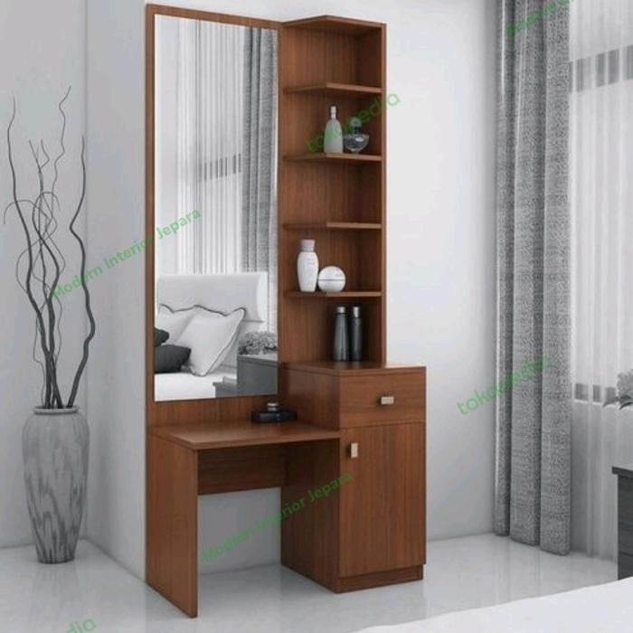 Jual meja rias kayu jati | meja tolet model minimalis modern jati solid ...