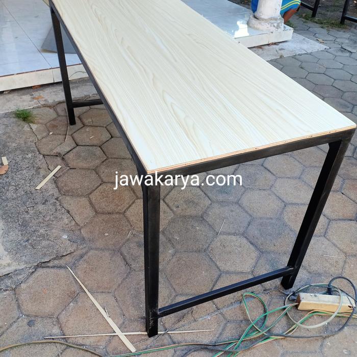 Jual Meja makan, meja warkop, meja taman, rangka besi hollo galvanis ...