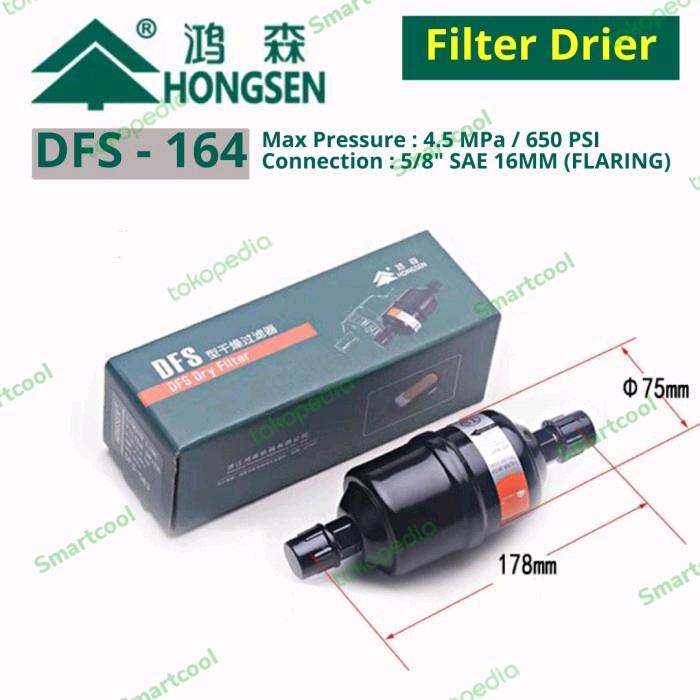 Jual HONGSEN FILTER DRIER DFS EK DML 164 1/2" LIQUID LINE DRIER 1/2 ...