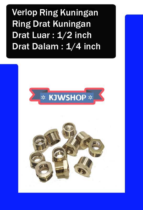 Jual VERLOP RING KUNINGAN 1/2 X 1/4 - Kota Surabaya - KJWShop | Tokopedia