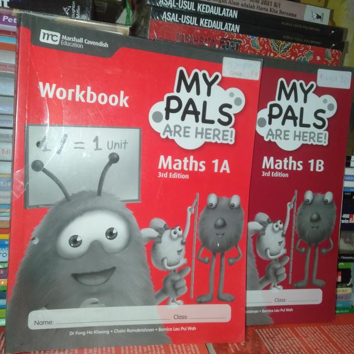 Jual ORIGINAL PAKET BUKU MY PALS ARE HERE MATHS WORKBOOK 1A 1B 3RD ...