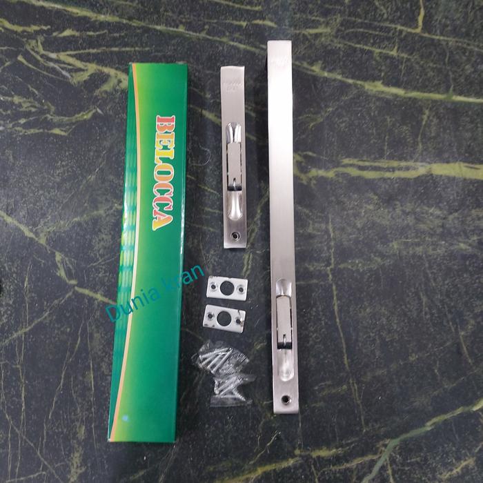 Jual Grendel Tanam belloca / flush bolt pintu utama / Grendel pintu ...