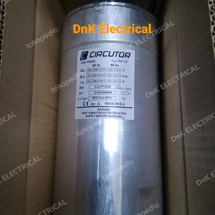Jual Kapasitor/Capasitor/Capacitor 40Kvar 525V Merk CIRCUTOR CLZ 525/40 ...