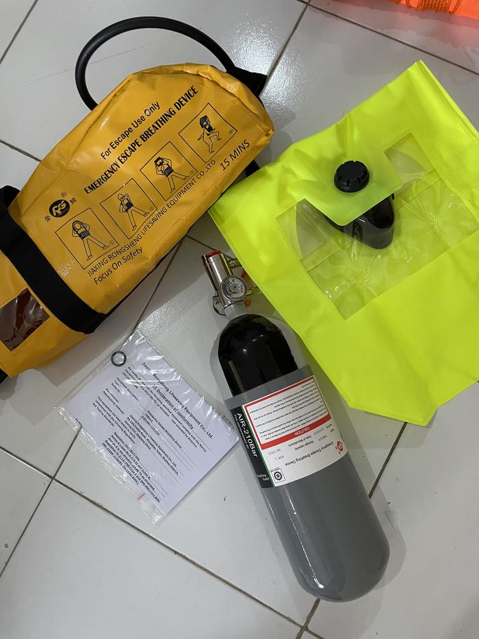 Jual EEBD THRS 15 ( 15 minutes ) Emergency Escape Breathing Device ...