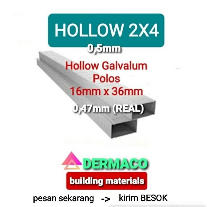 Jual HOLLOW 2x4 GALVALUM - 0,5 (TKH) / HOLO - Kota Bekasi - Dermaco ...