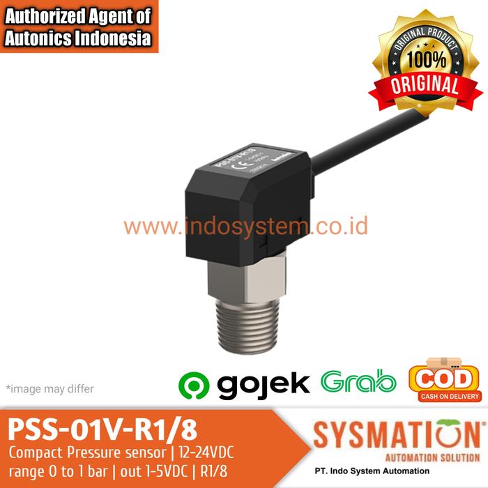 Promo Autonics Pressure Sensor 0-1bar output 1-5VDC PSS-01v-R1/8 - Kota ...